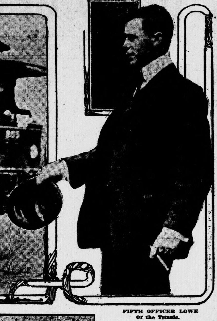 Titanic's Officers - RMS Titanic - Fifth Officer Lowe